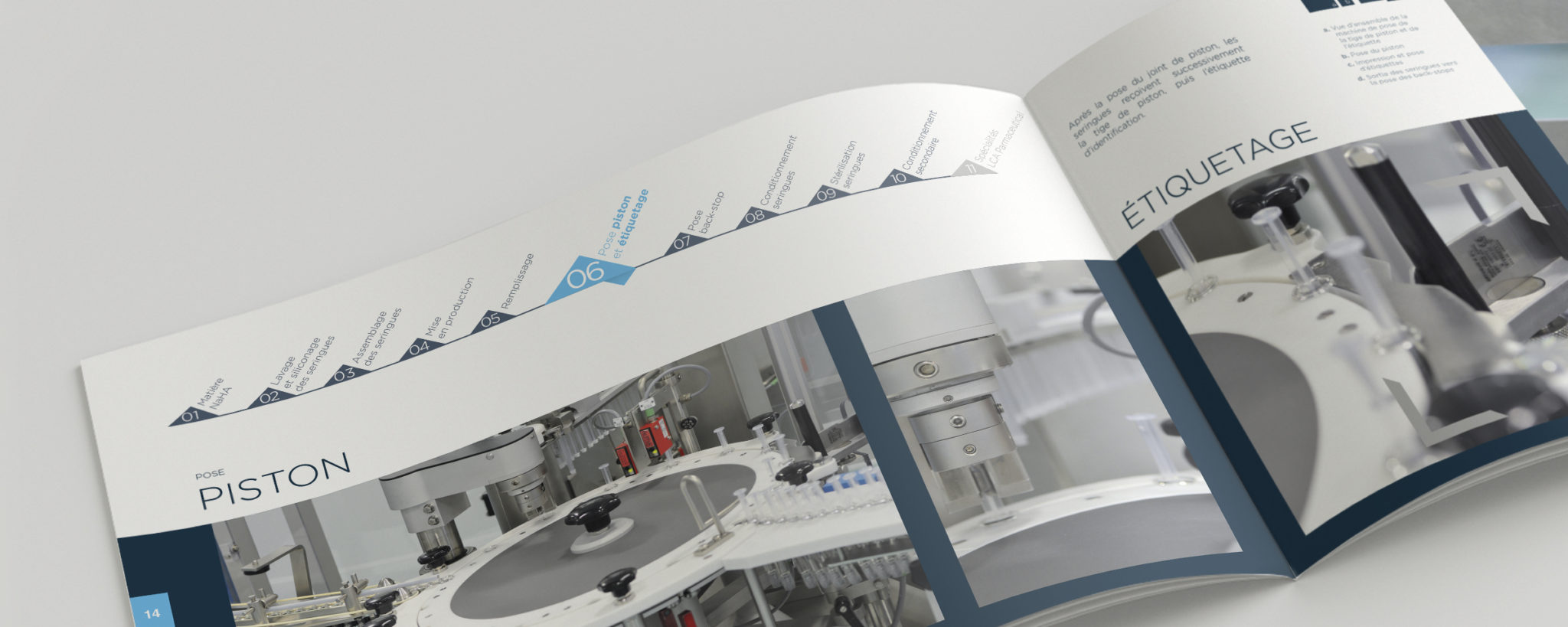 Laboratoire LCA Pharmaceutical / Conception d'une brochure